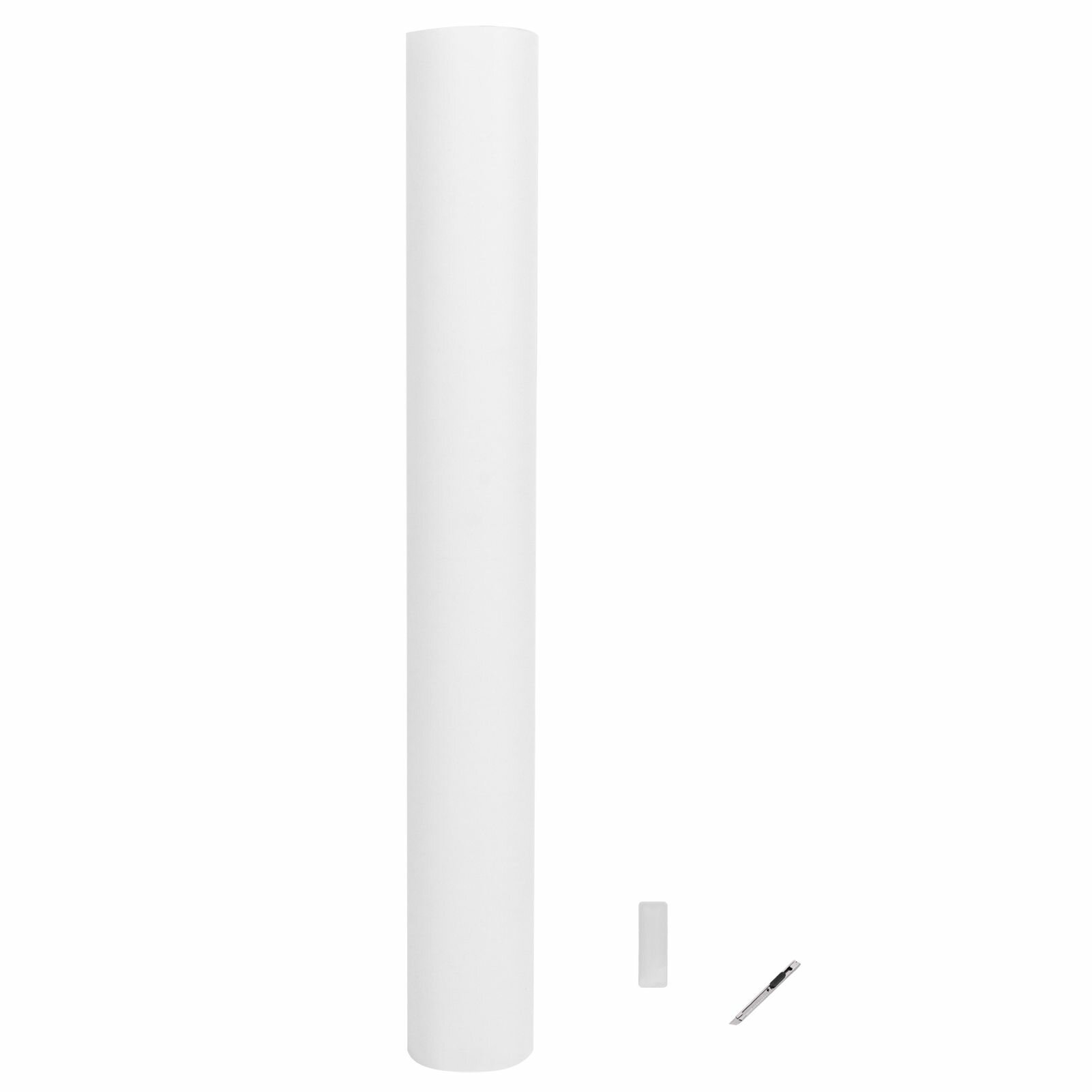 Матовая оконная пленка Многоразовая водонепроницаемая анти-УФ оконная пленка для офисной ванной комнаты 10 м / 32,8 фута x 60 см / 23,6 дюйма