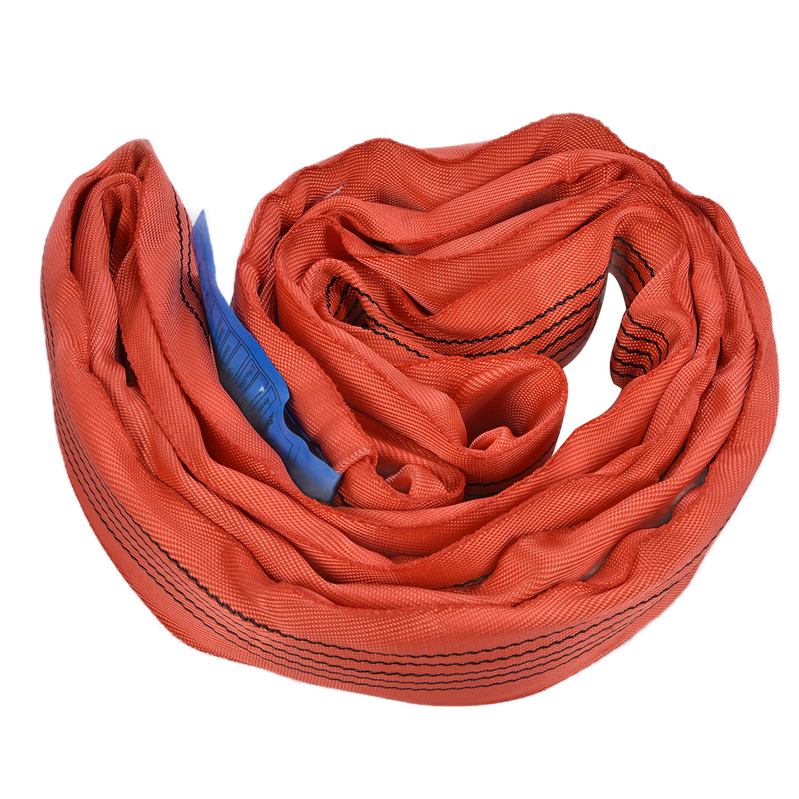 5T Круглая подъемная стропа PES Бесконечный петлевой крановый трос Ригельные аксессуары Ширина 75мм 5 метров