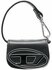Сумка DIESEL 1DR Micro bag charm, черный/черный