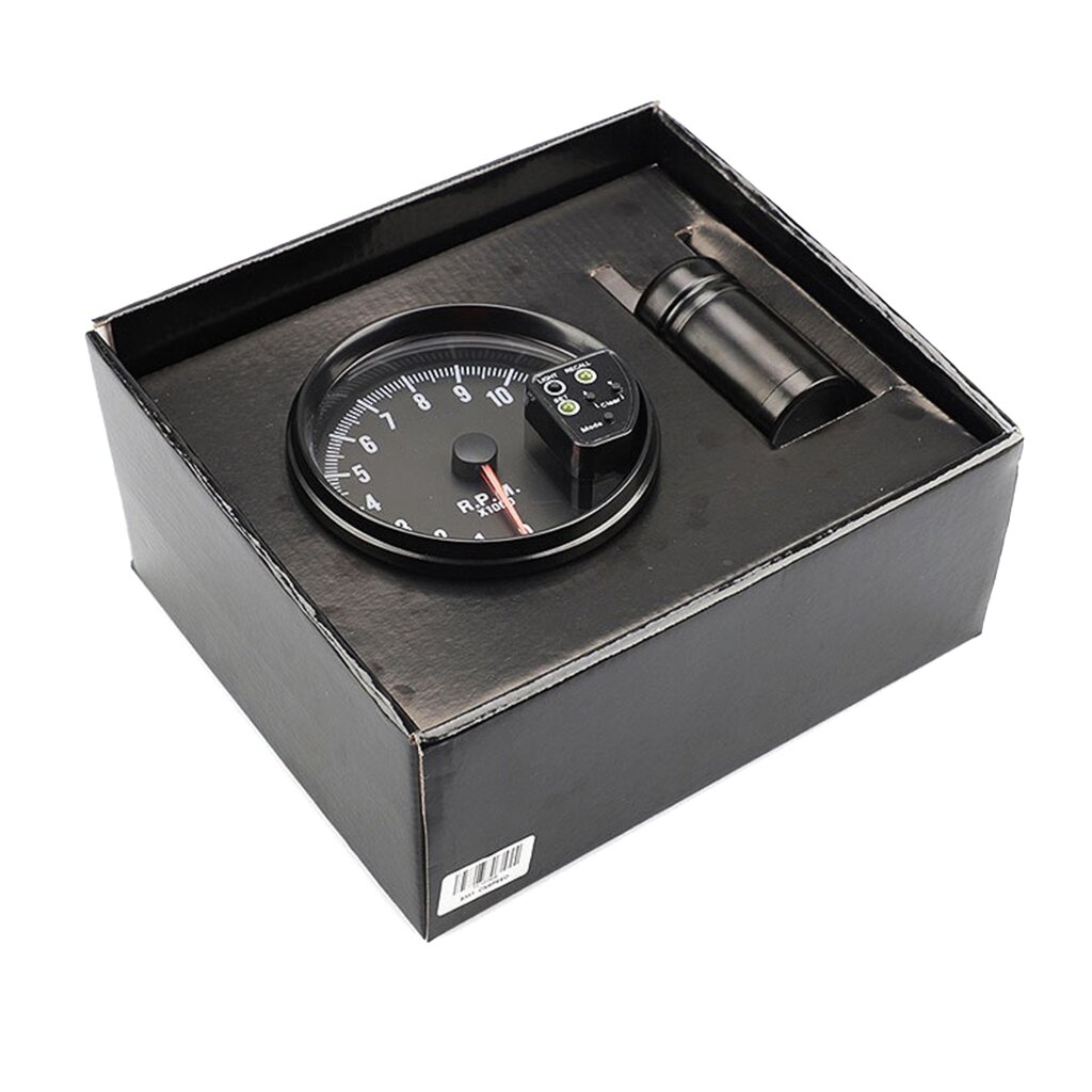 Универсальный бензиновый автомобильный 5-дюймовый тахометр 11000 со светодиодной подсветкой переключения передач 7 цветов