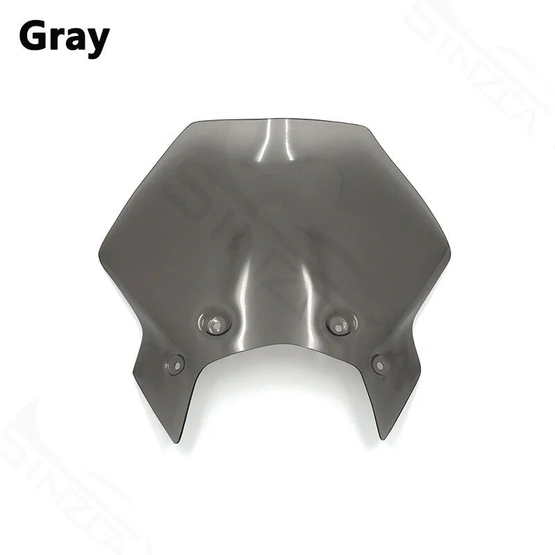 KM 690 SM SMR мотоциклетные линзы, переднее лобовое стекло, дефлекторы ветра для KM690sm/690SMR, лобовое стекло, акриловое, черное, прозрачное Серый, Gray