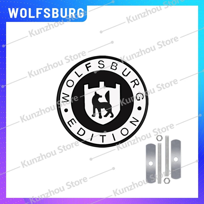1 шт. металлический логотип Wolfsburg издания для Golf MK7 Polo Jetta Passat Bora Wolfsburg Grille