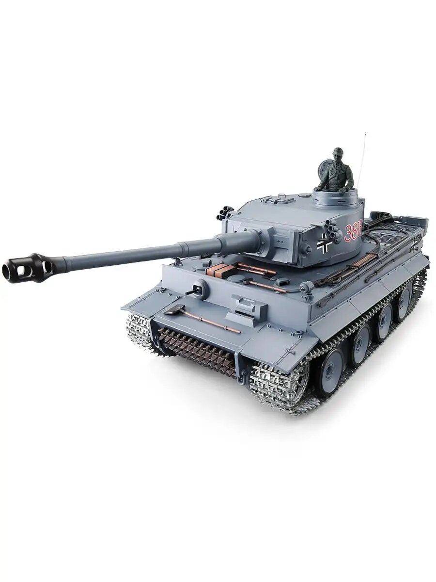Радиоуправляемый Танк German Tiger Pro 2.4G 3818-1 Pro V7.0, 14+