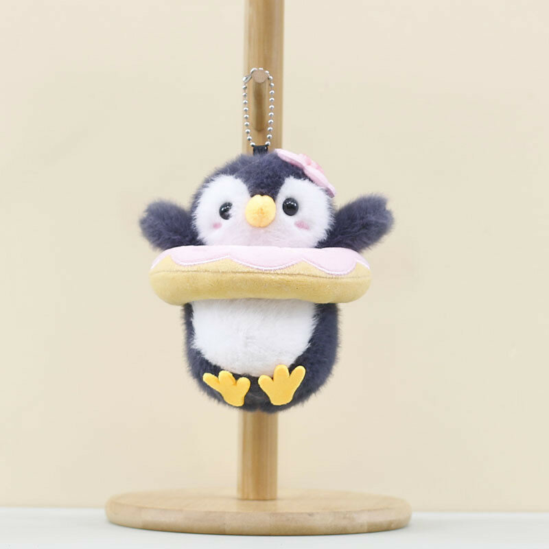 Penguin plush doll keychain мягкая игрушка милый дизайн с пп хлопком для украшения сумки