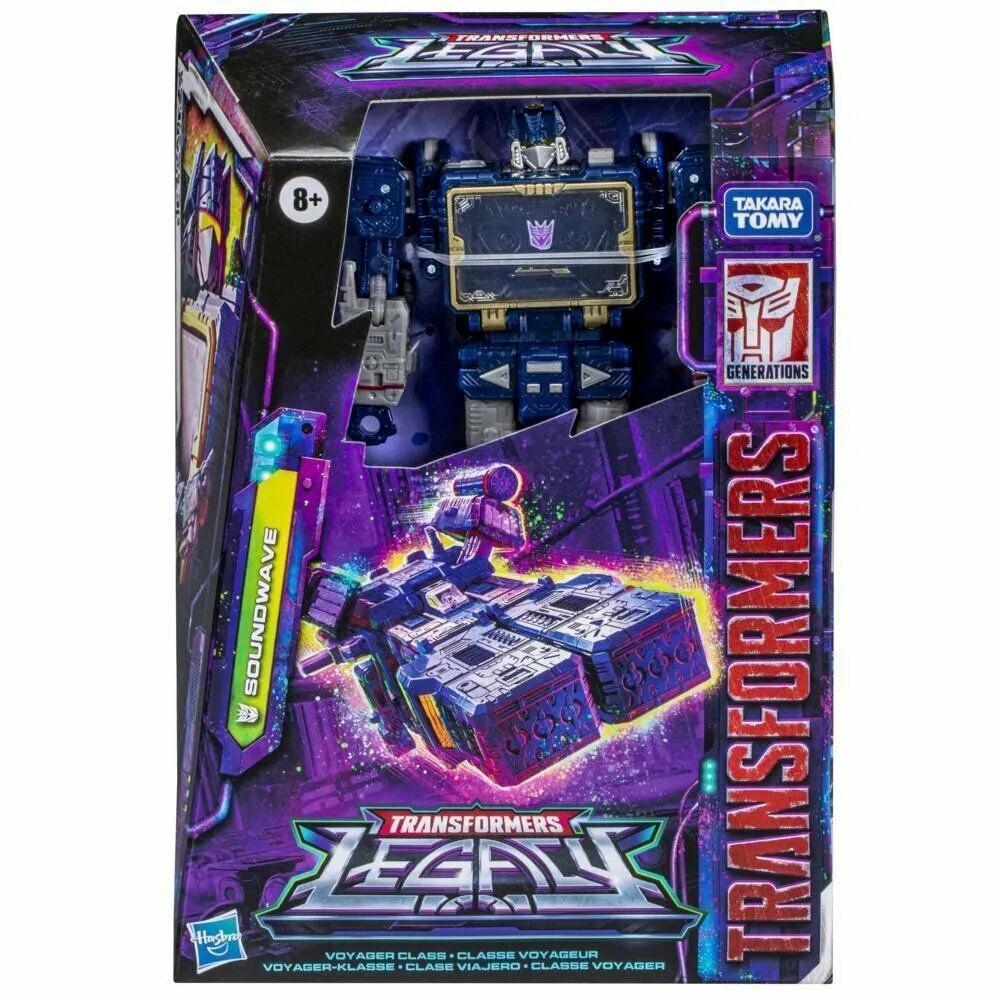 Трансформеры игрушки Hasbro Transformers Generations Legacy Voyager Class Soundwave (17.8cm) F3517