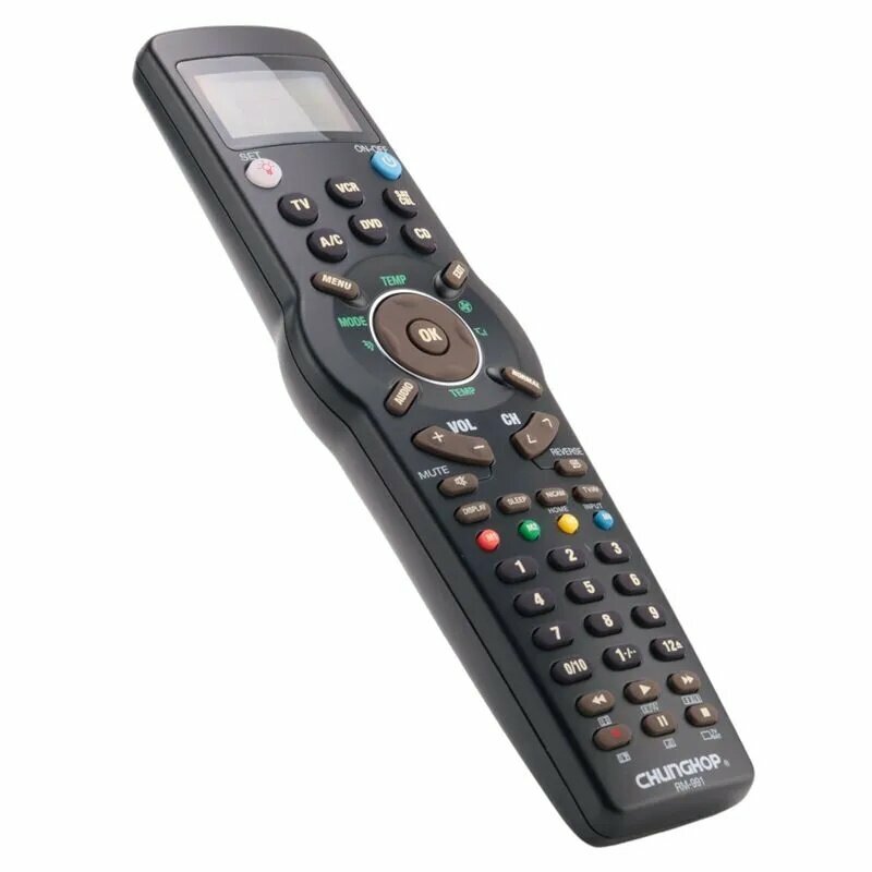 (T B A J) RM991 Smart Universal Remote Control Многофункциональный обучаемый пульт дистанционного управления совместим с TV/, DVD CD, VCR, SAT/CABLE и A/C