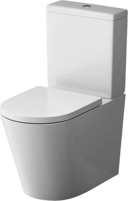 Унитаз-компакт AM.PM Func C8F8600SC безободковый, с микролифтом, белый