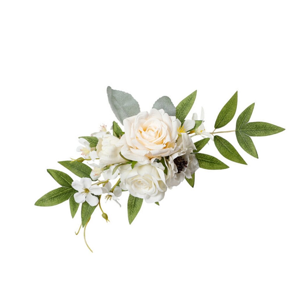 Имитация цветка для украшения торта на свадебном столе-молочно-белый