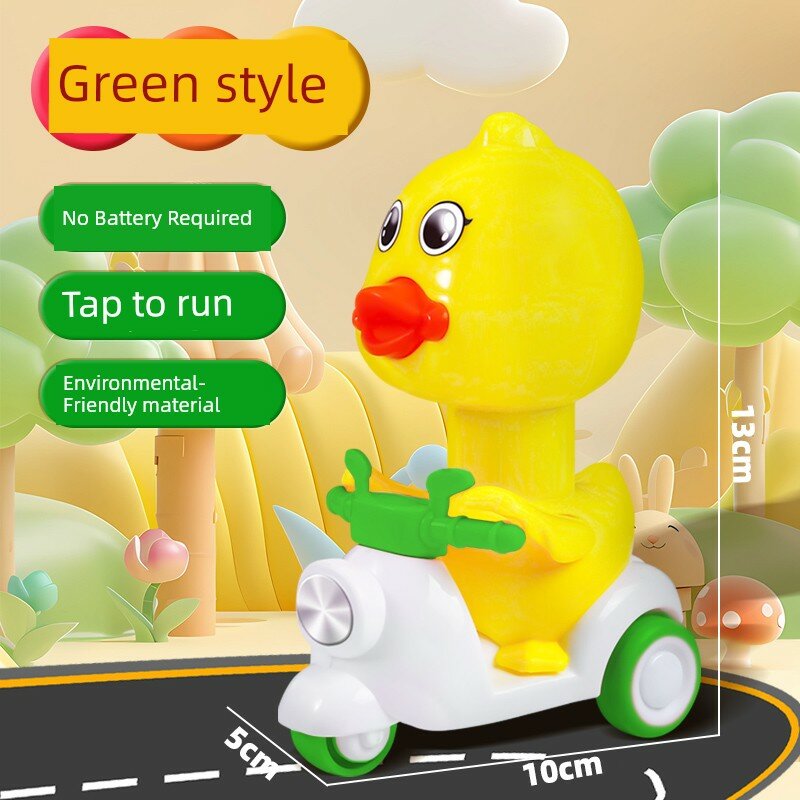 Детский мотоцикл-каталка «Утка» для мальчиков 3-6 лет, новая популярная модель 2025 года для девочек Нажмите на