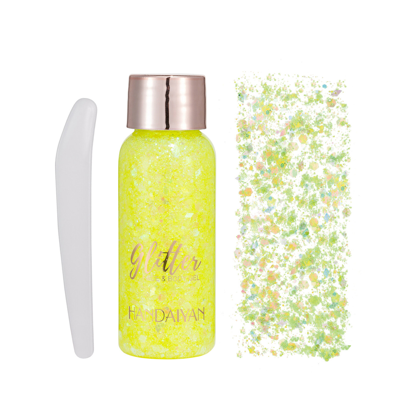 HANDAIYAN глиттер-гель для лица и тела с сиквелями 30мл, косметический жидкий глиттер для глаз, лица, волос, ногтей, макияж, цвет 101#, 102#, 103#, 104#, 105#, 106#, 107#, 108#, 109# (доступен выбор)