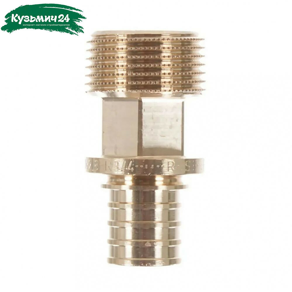 Переходник аксиальный Rehau 20-3/4", НР, 14563151001, соединительный, бронза