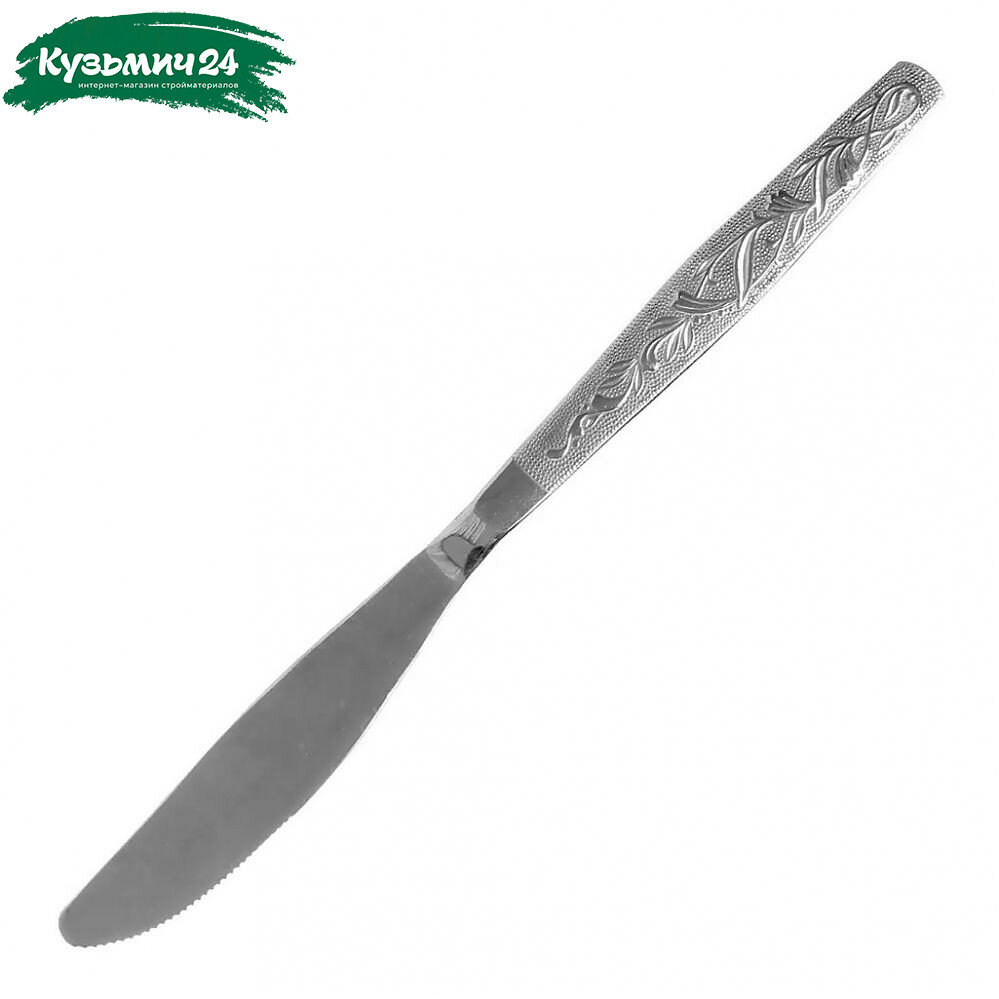 Нож столовый Нытва Уралочка М13, нержавеющая сталь, серебристый, 19.5 см