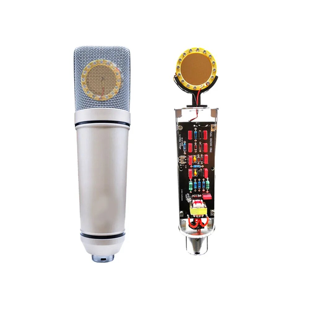 Конденсаторный микрофон U87, набор микрофонов для профессиональной студийной записи и прямой трансляции с большой диафрагмой 34 мм