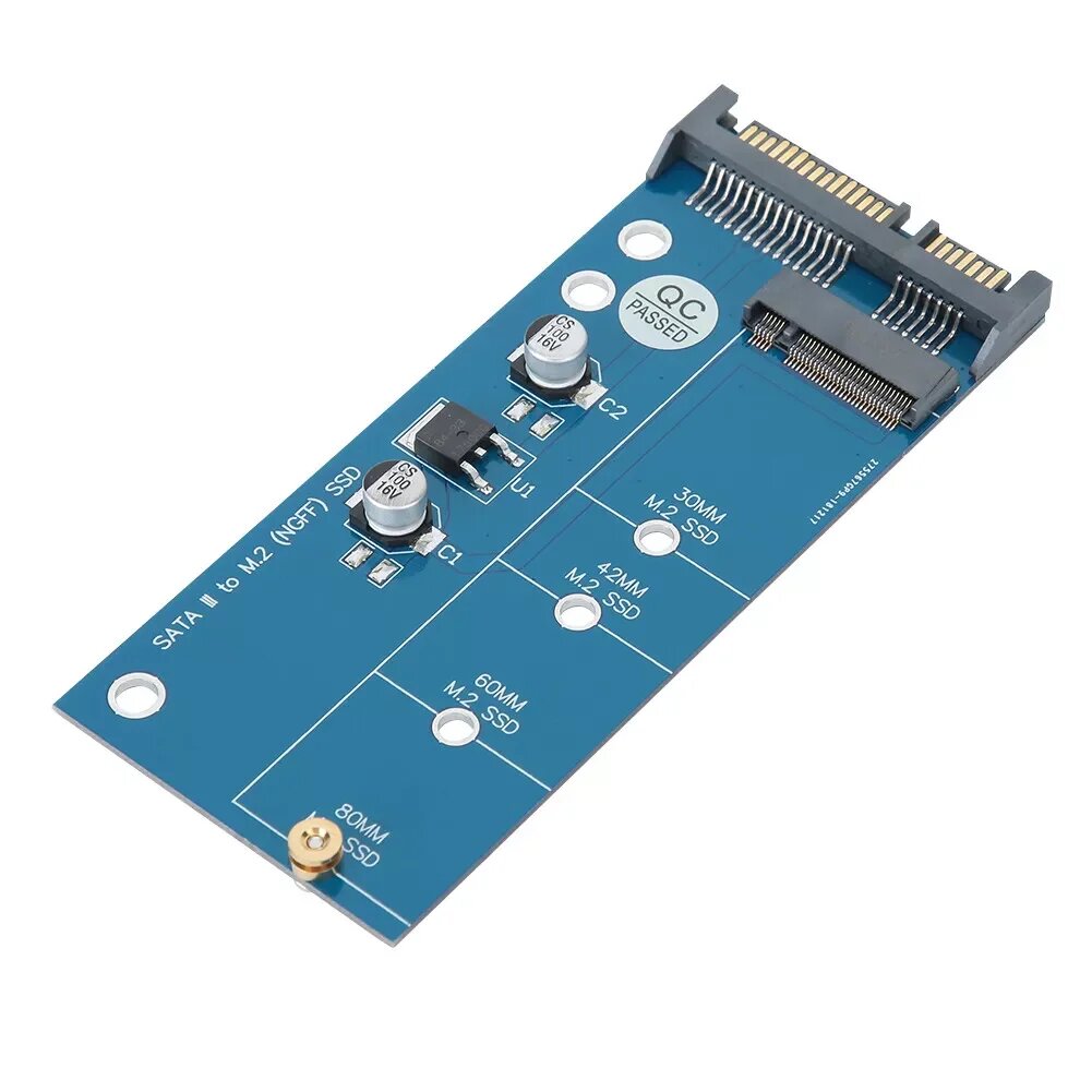 Конвертер карты адаптера M.2 NGFF SSD в SATA 3 3.0 B, твердотельный накопитель с протоколом ключа B&M 2230 2280 2242
