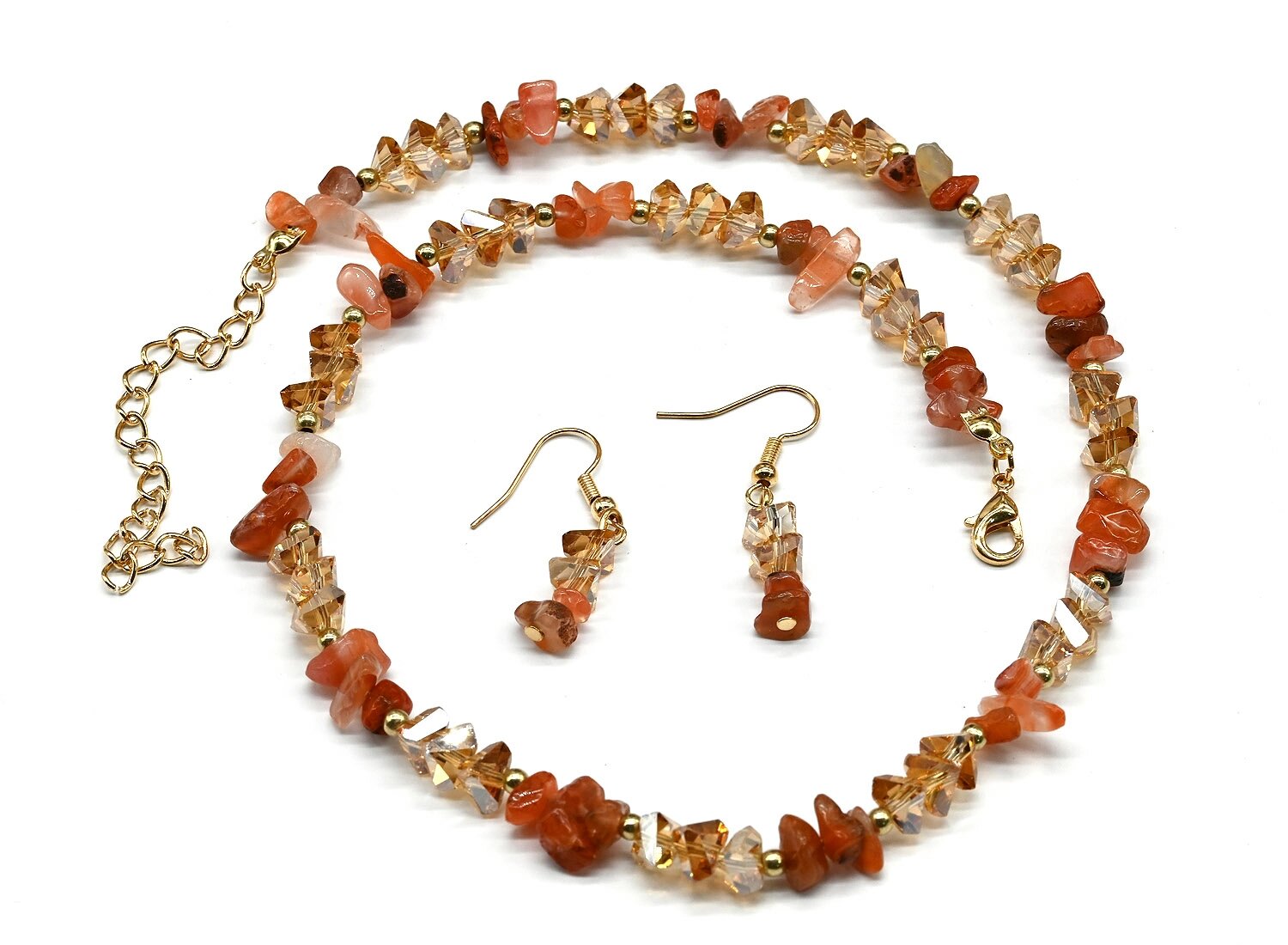 Бусы, сердолик