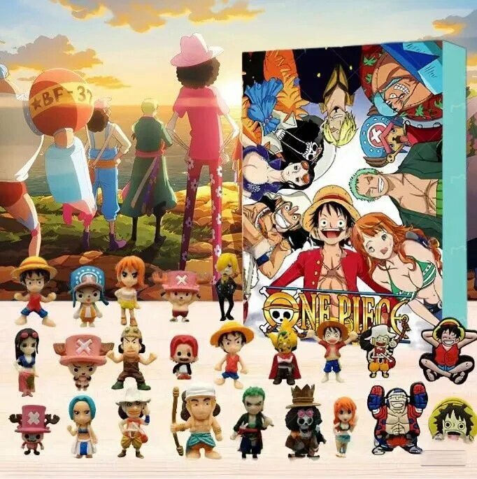 Адвент-календарь One Piece 23x16 см разноцветный
