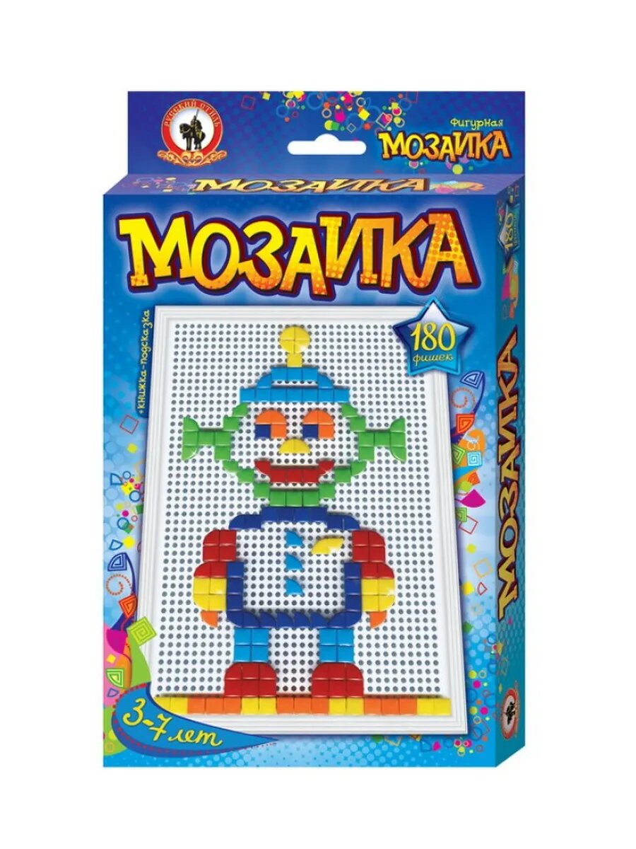Мозаика фигурная /Пришелец/ 180 эл, Треуг + Квадр, Большая