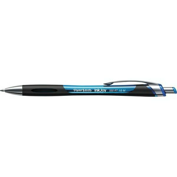 Шариковая ручка синяя автоматическая 1 мм, InkJoy 550 RT, Paper Mate
