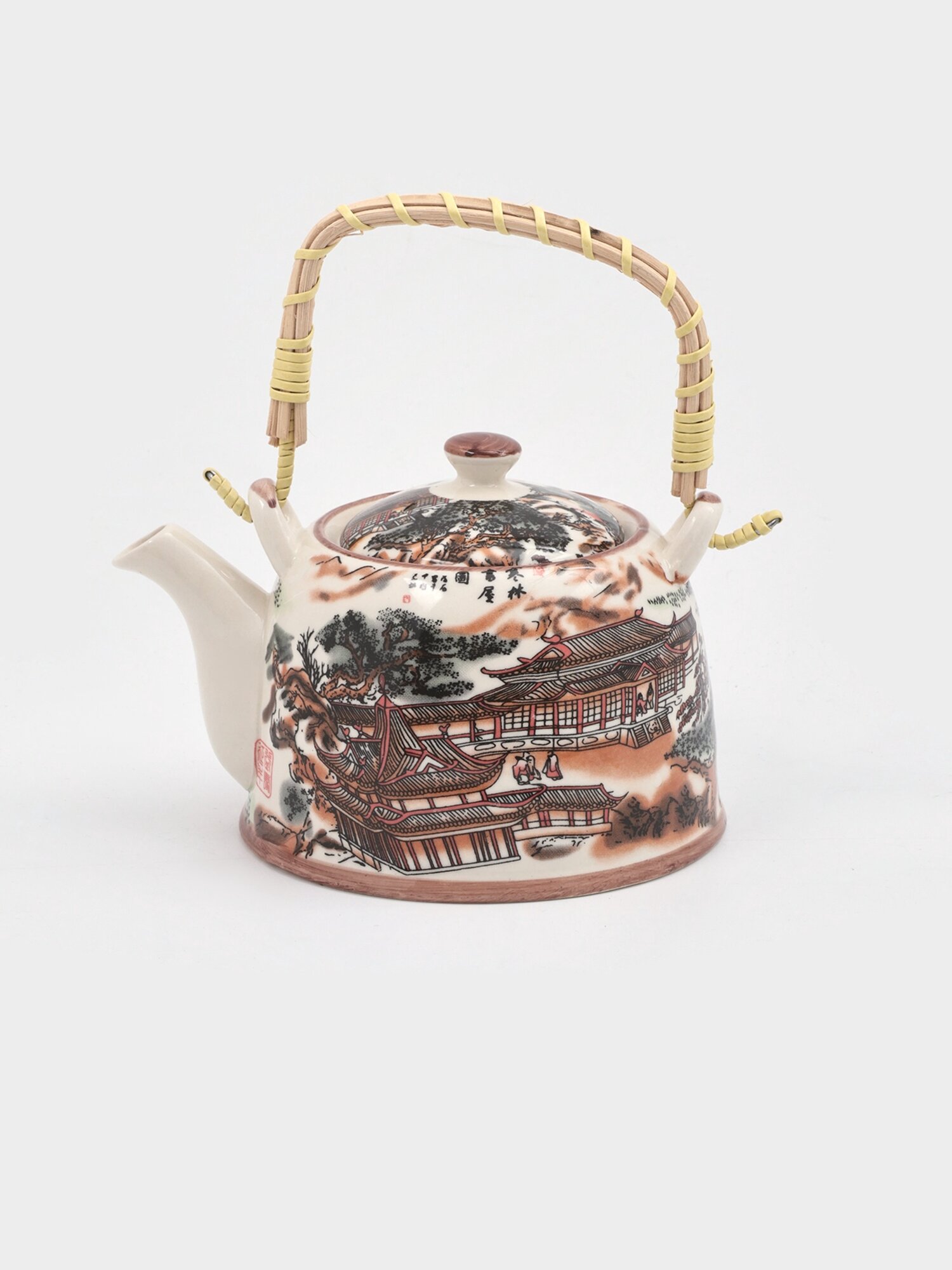 Чайник заварочный «Веера», 900 мл, металлический фильтр, керамика