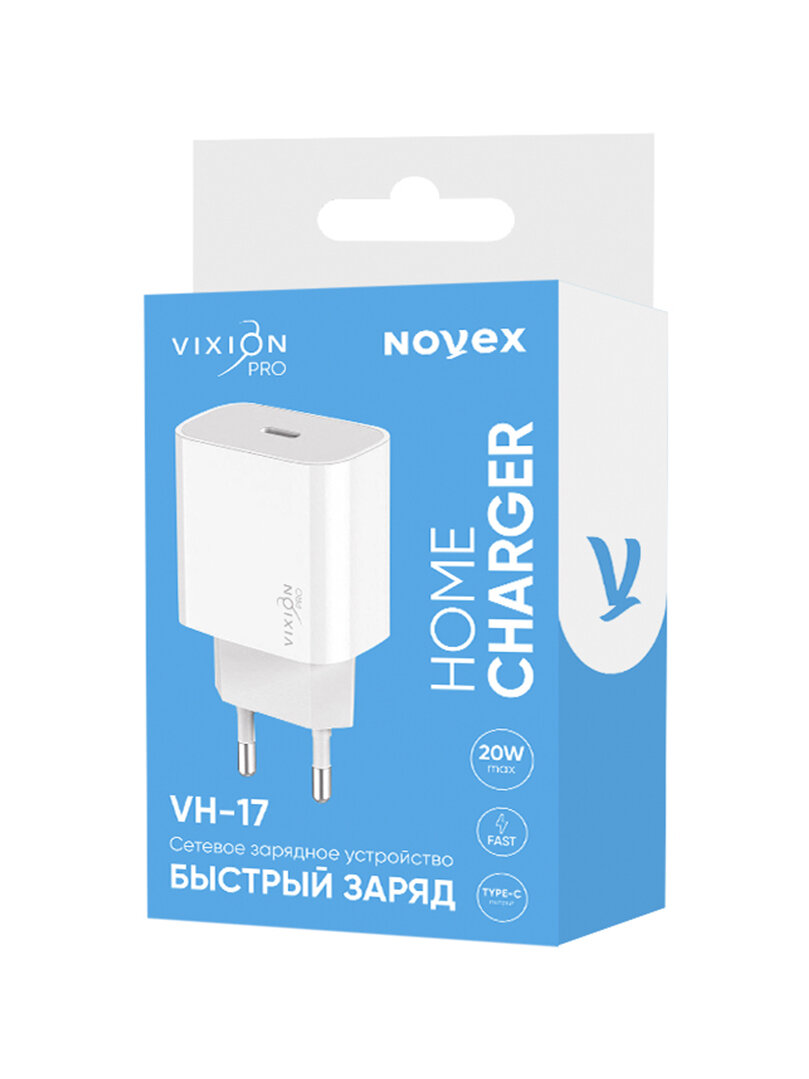 СЗУ VIXION/NOVEX PRO 1Type-C 20W Power Delivery VH-17