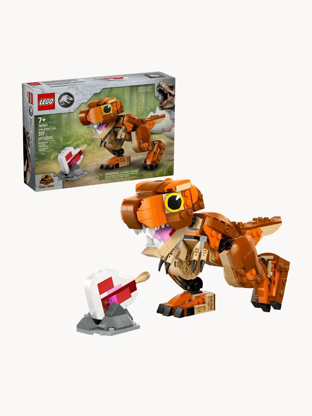 Конструктор LEGO Jurassic World™ 76967 Маленький поедатель: тираннозавр рекс, 317 дет.
