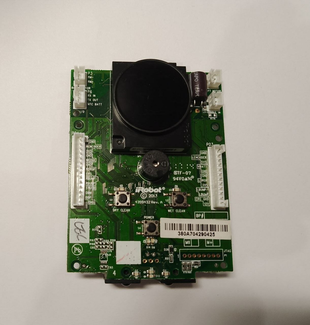 Материнская плата (iRobot 4399432 Rev.A GTF-07 94V0) робота пылесоса Modelo (Braava 390t)