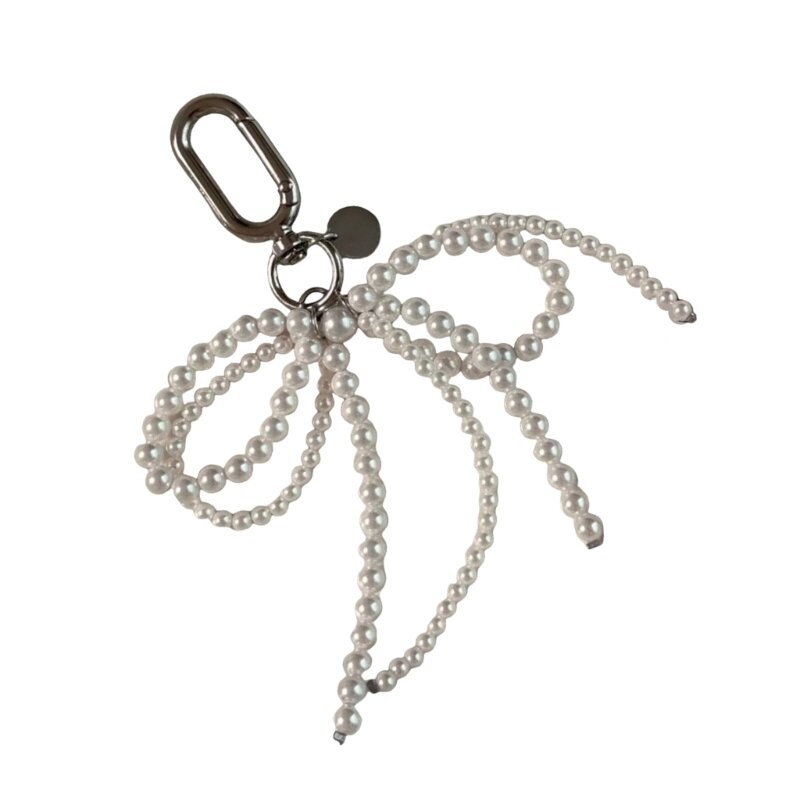 Современная Подвесная Безделушка с Бантом из Бисера и Жемчуга для Платьев и Костюмов