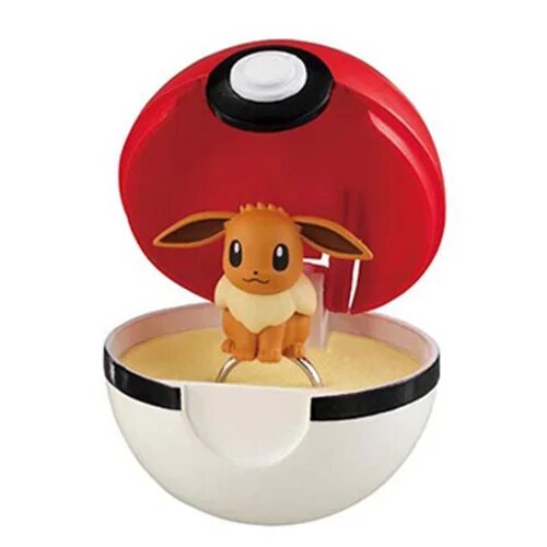 Bandai Gacha Poke Ball Фигурки Красный, RING 02