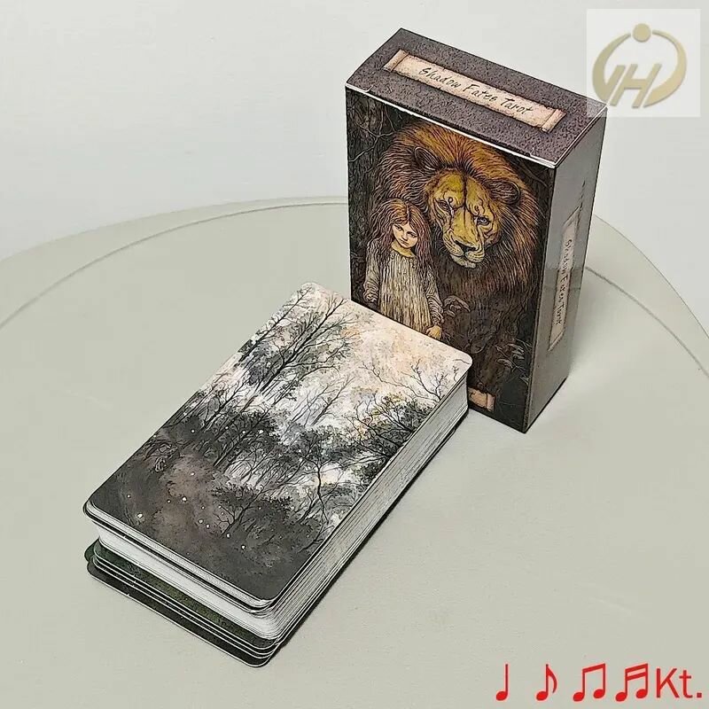 Колода Таро 'Теневые Судьбы' с мистическими иллюстрациями XIX века, 78 карт