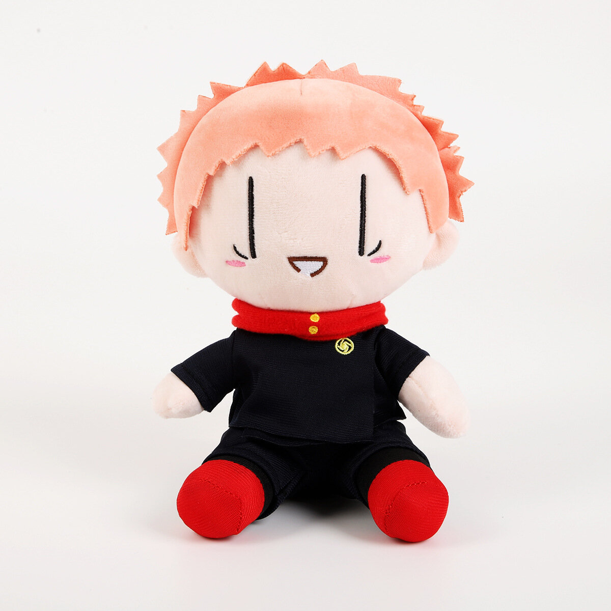 Ri Man Spell Back to War Plush Doll Five Wu Knotweed Youren Fu Hei Hui Doll Toy Doll Rag Doll (bean eye-knotweed, Sitting height 23cm/130g) аниме-сувенир для взрослых 15-35 лет неэкспортный товар изготовлен в Китае настраиваемый дизайн