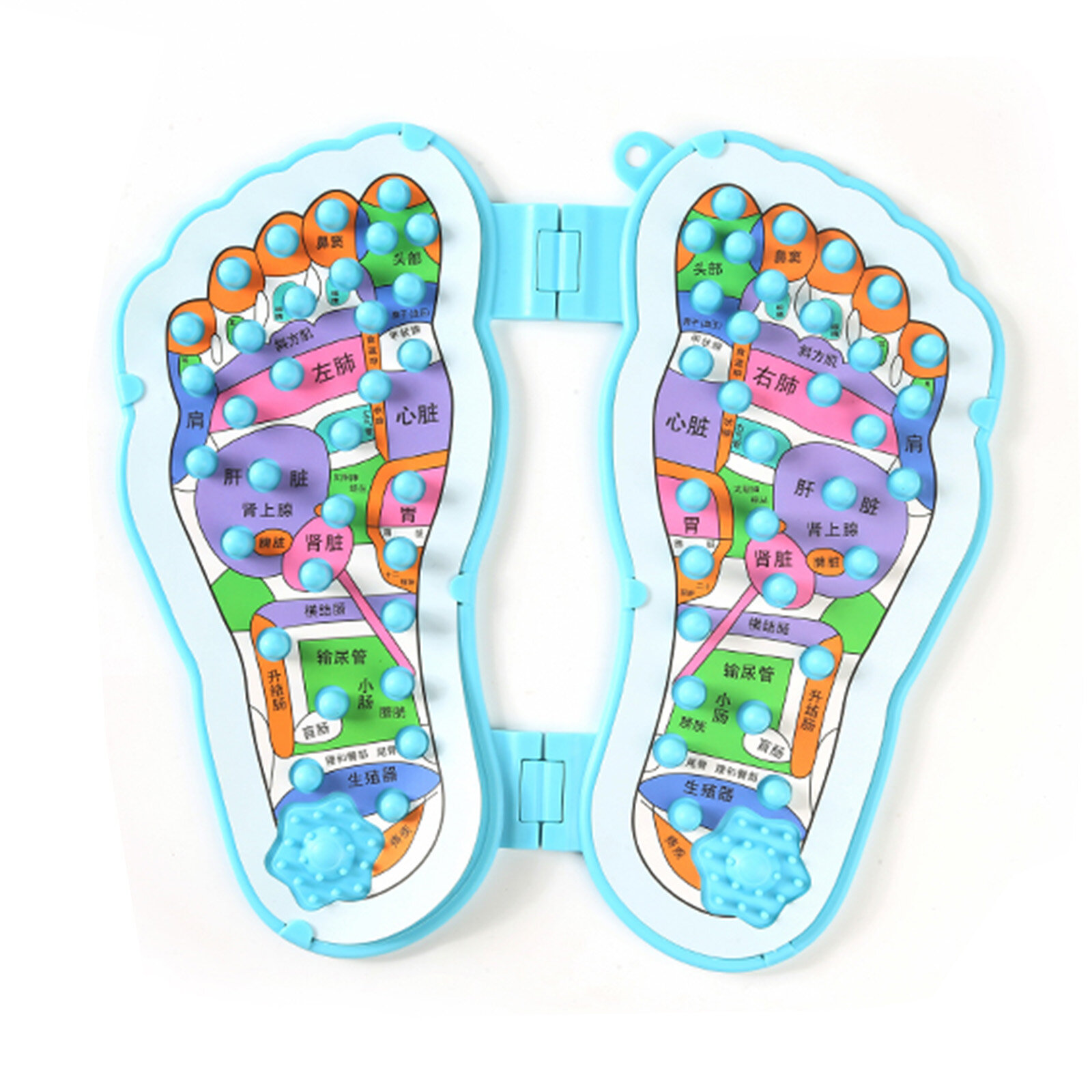 Футовый массажер для массажа точек стоп, улучшения кровообращения, ухода за плантарным фасцитом, облегчения боли в пятке, своде стопы и мышцах, снятия стресса, материал резина, размер упаковки 30*16*4.5см / 11.81*6.29*1.77дюйма, вес упаковки 296г /