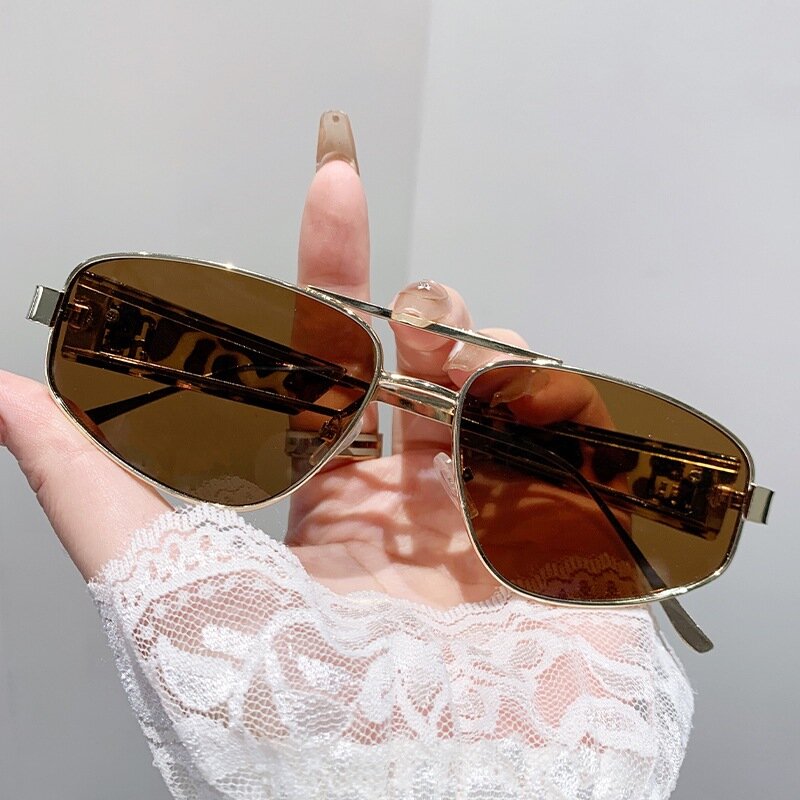 Style Очки солнца Двойная Пилот Металл Дорожная Жен/98110