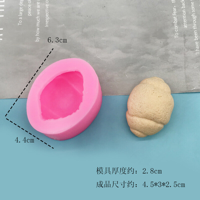 Симуляция тостов, соляные булочки, силиконовая форма для выпечки, рисовые шарики, лапша быстрого приготовления, круассаны, ручная форма для замеса