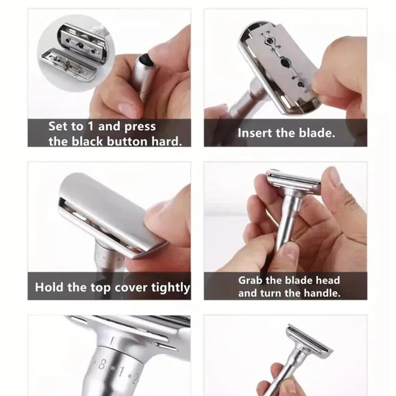 Регулируемая бритва для бритья Manual Safety Shaving Razor — фото 1