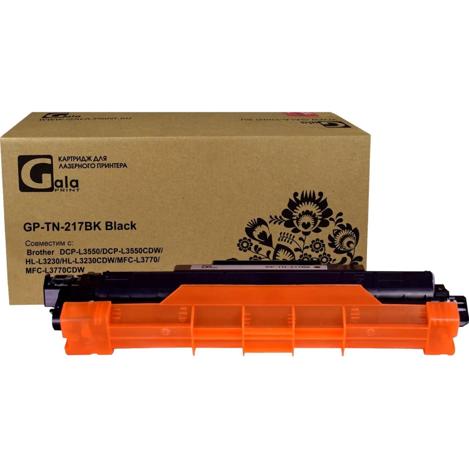 Тонер-картридж GalaPrint TN-217BK чер. пов. емк. для Brother DCPL3550