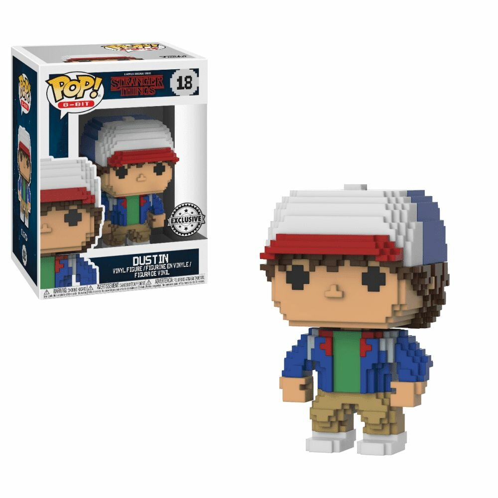 Фигурка Funko POP Dustin 8-bit со сткером (Эксклюзив Target) из сериала Stranger Things Netflix / Очень странные дела Нетфликс Фанко ПОП