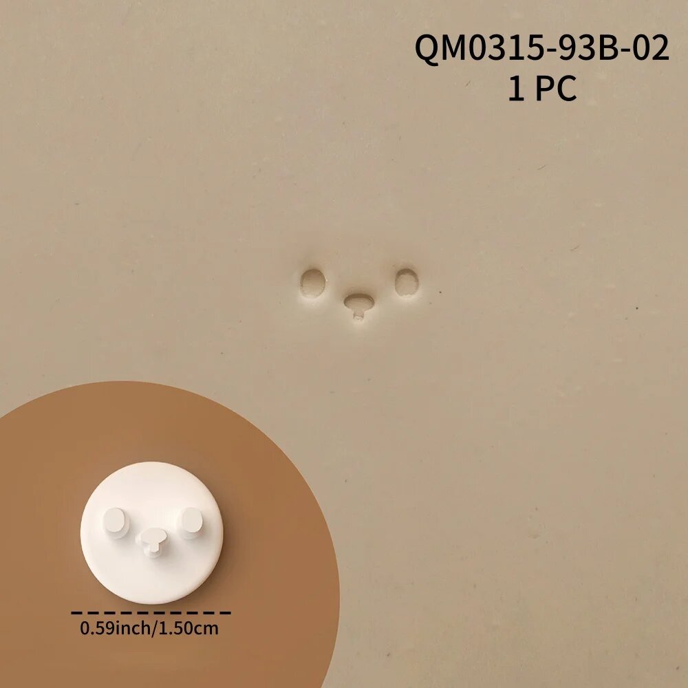 Формы для серьг из полимерной глины PLA Бежевый, QM0315-93B-02