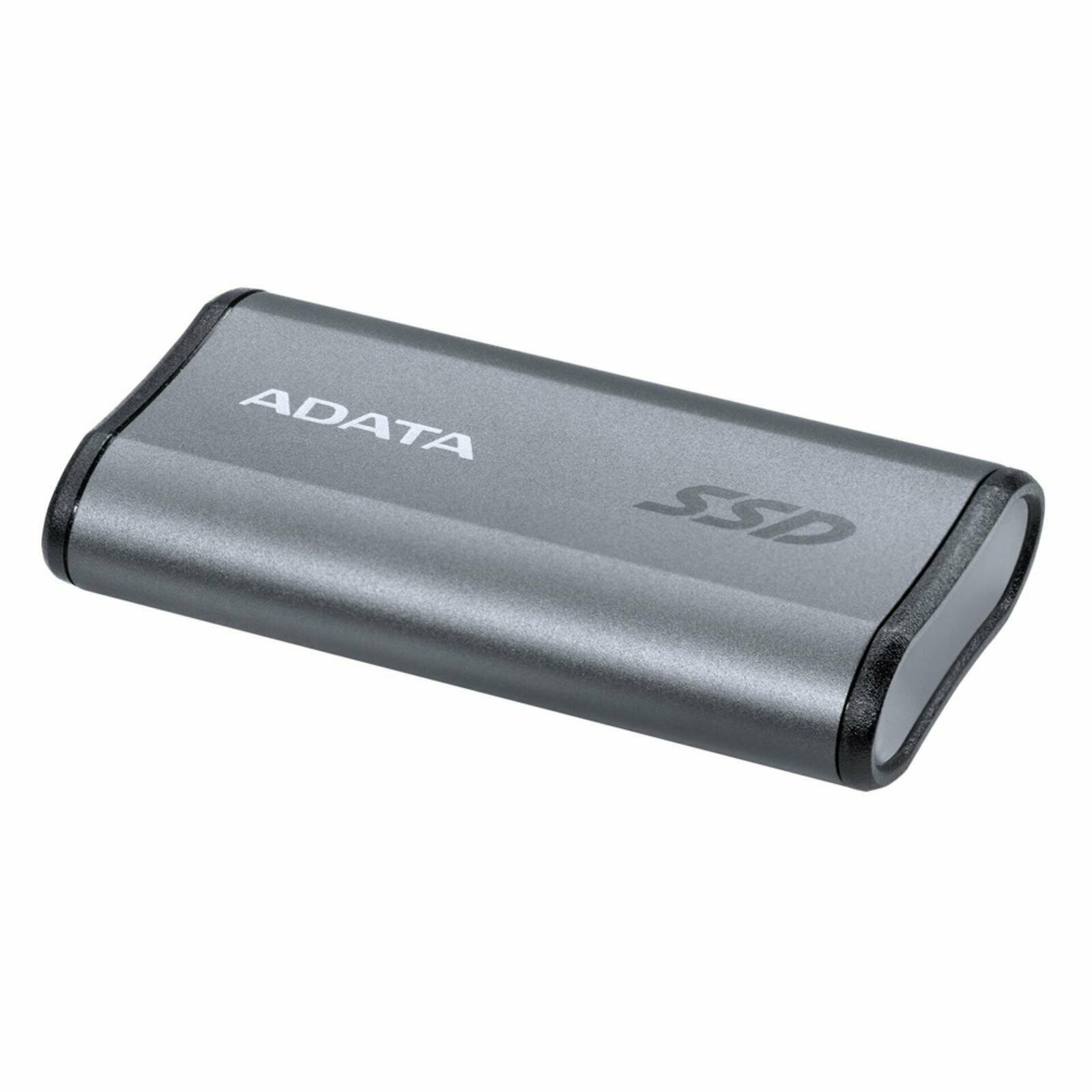 Твердотельный диск 500GB A-DATA SE880, External, USB 3.2 TypeC, [R/W -2000/2000 MB/s] 3D-NAND, серый
