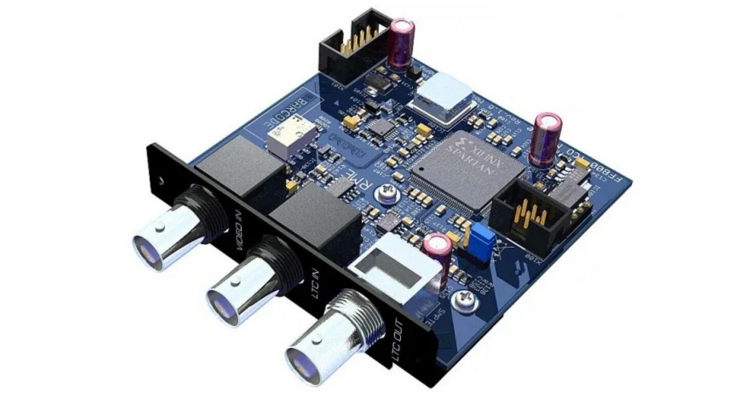 Модуль расширения RME FF-TCO для Fireface 800, 1 x Word Clock/видео вход синхронизации (BNC),1 x LTC I/O (BNC)