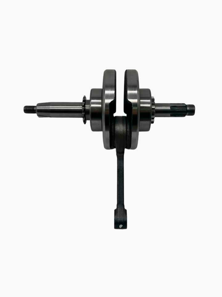 Коленвал на мопед Альфа 4Т 125cc 152FMI, 153FMI, TTR125 (h-55,5мм, p-13mm) (в сборе)