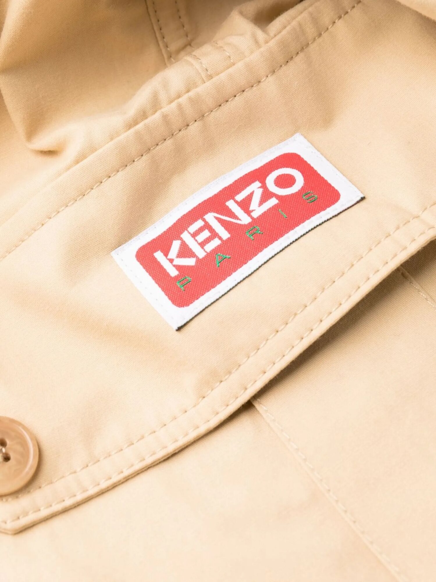 Брюки классические KENZO, размер 34 FR, коричневый — фото 1