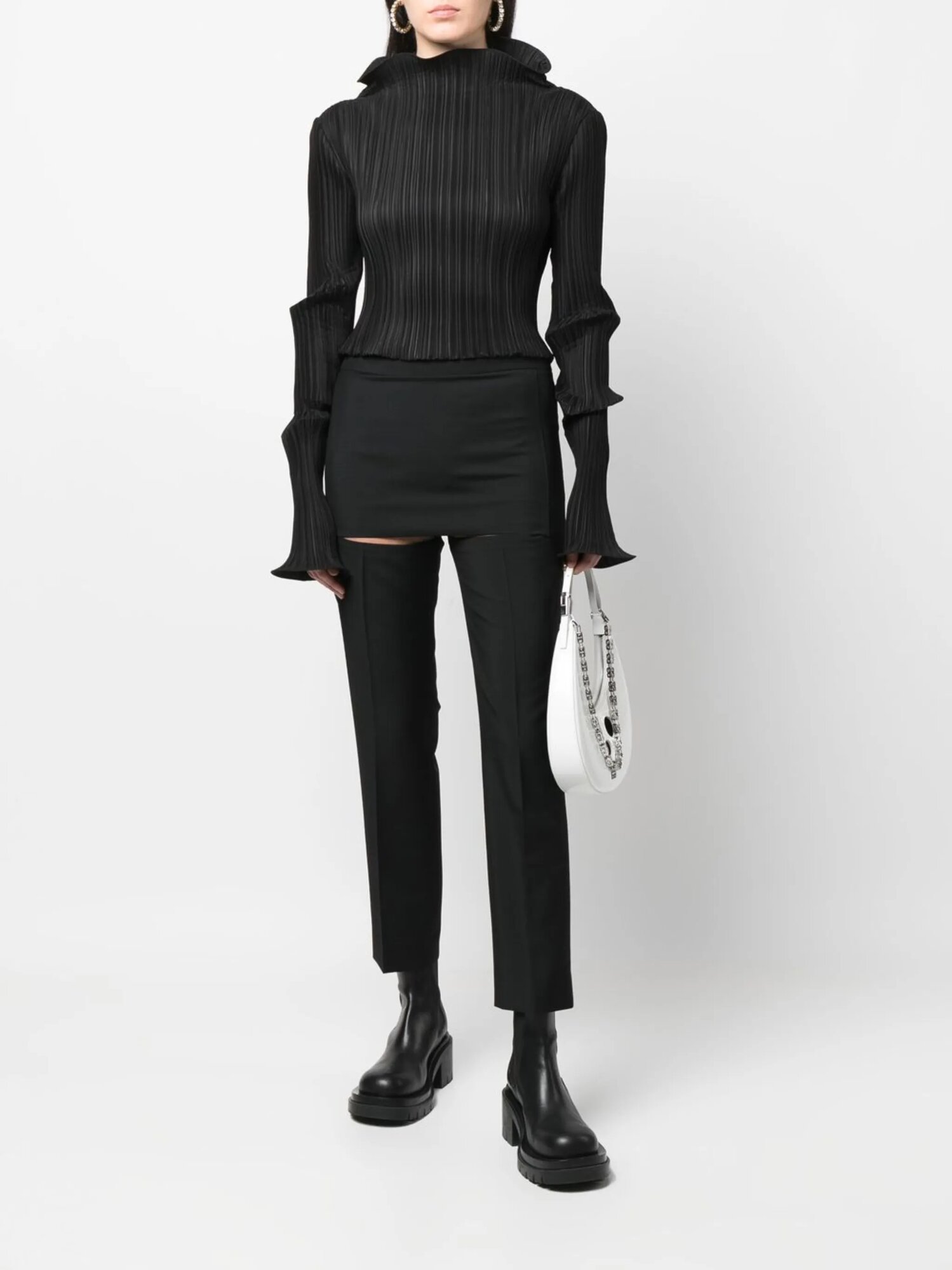 Брюки классические GIVENCHY, размер 36 FR, черный — фото 1