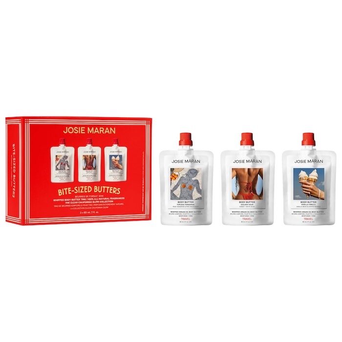 Набор для тела Josie Maran "Bite-Sized", крем, в подарочной упаковке