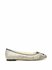 Балетки Manolo Blahnik Snakeskin-effect bow ballet flats, размер 38,5, разноцвет...