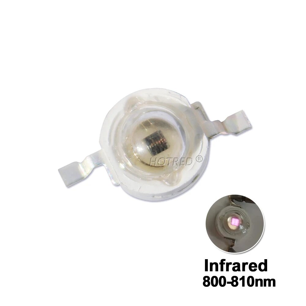 HotRed 3W IR LED 800-810nm, 5шт
