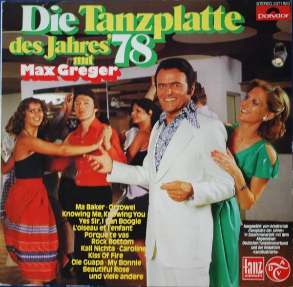 Max Greger - Die Tanzplatte Des Jahres 78 VG