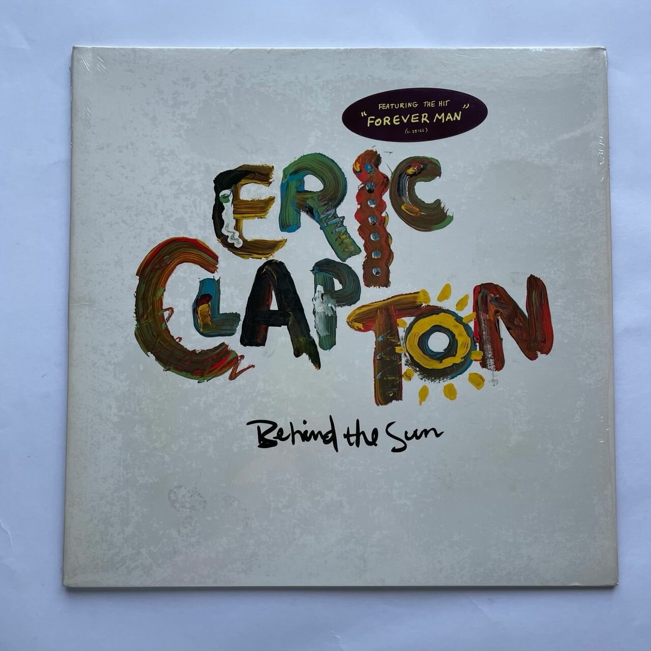 Винтажная виниловая пластинка LP Eric Clapton Behind The Sun (США 1985)