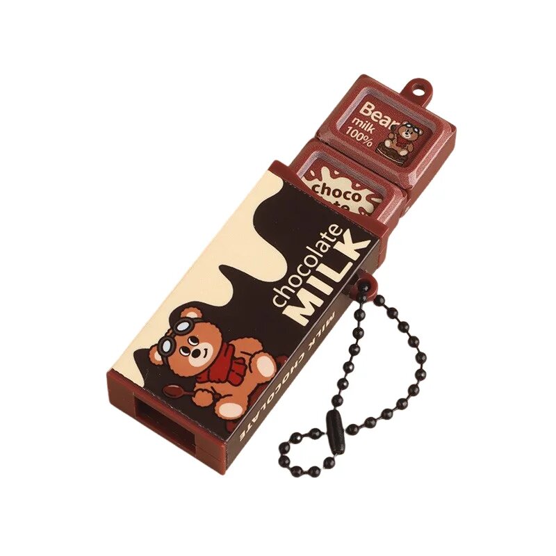 Антистресс "Шоколадное молоко" с медведем, Chocolate