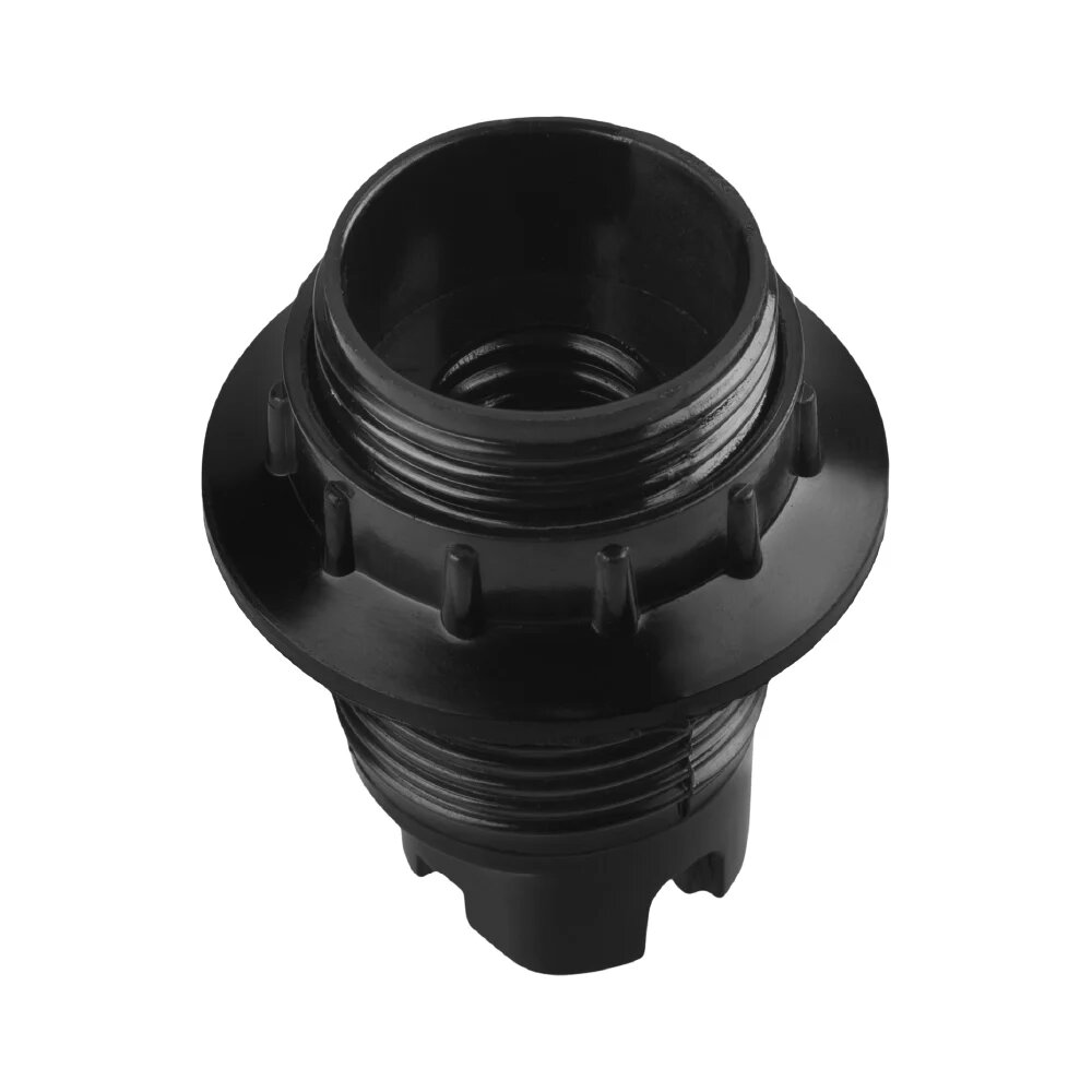 Карболитовый патрон с кольцом TDM ELECTRIC Е14, черный SQ0335-0004