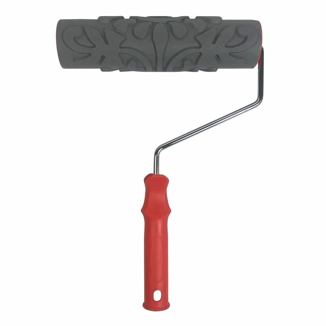 Валик декоративный резиновый жесткий STMDecor EG TH (230мм) дамаск премиум EG4112TH